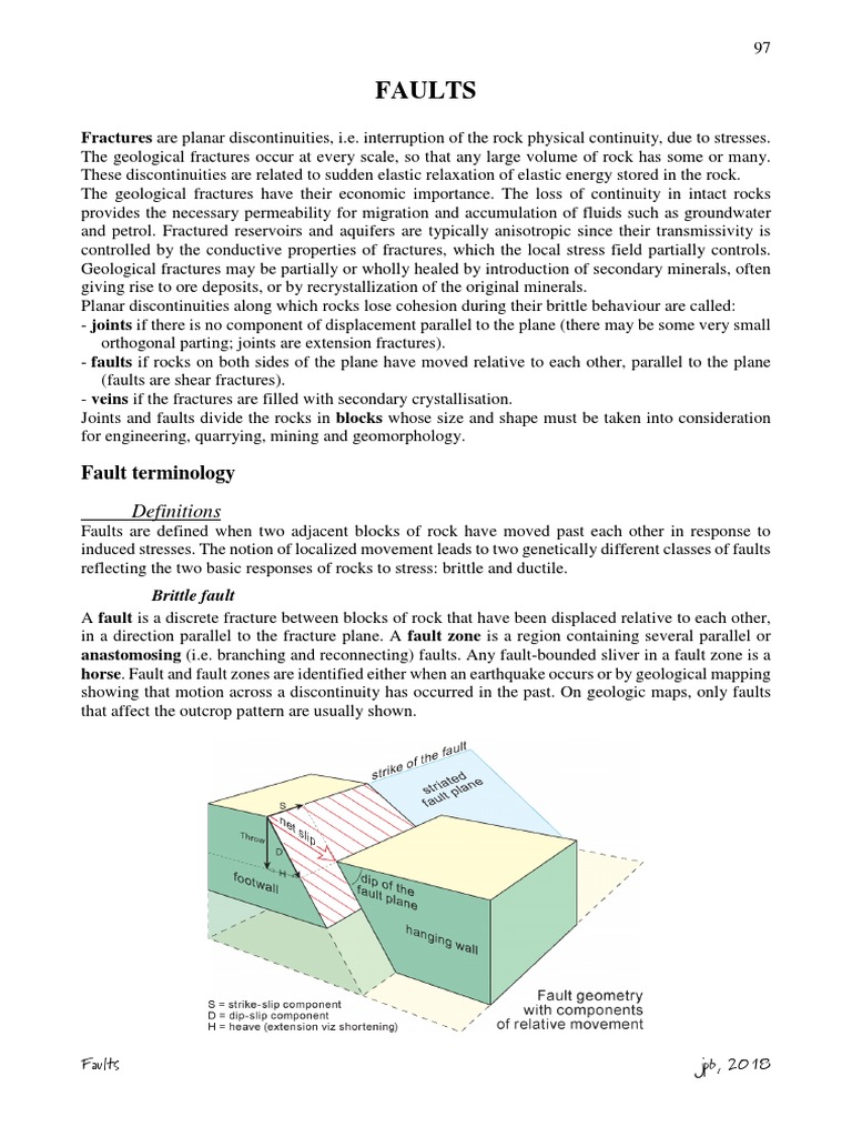 3 Faults | PDF | Fault (Geology) | Stress (Mechanics)