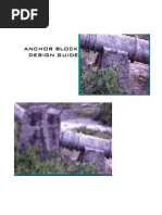 ANCHOR BLOCK Design Sheet | PDF | Civil Engineering | Mechanical ...