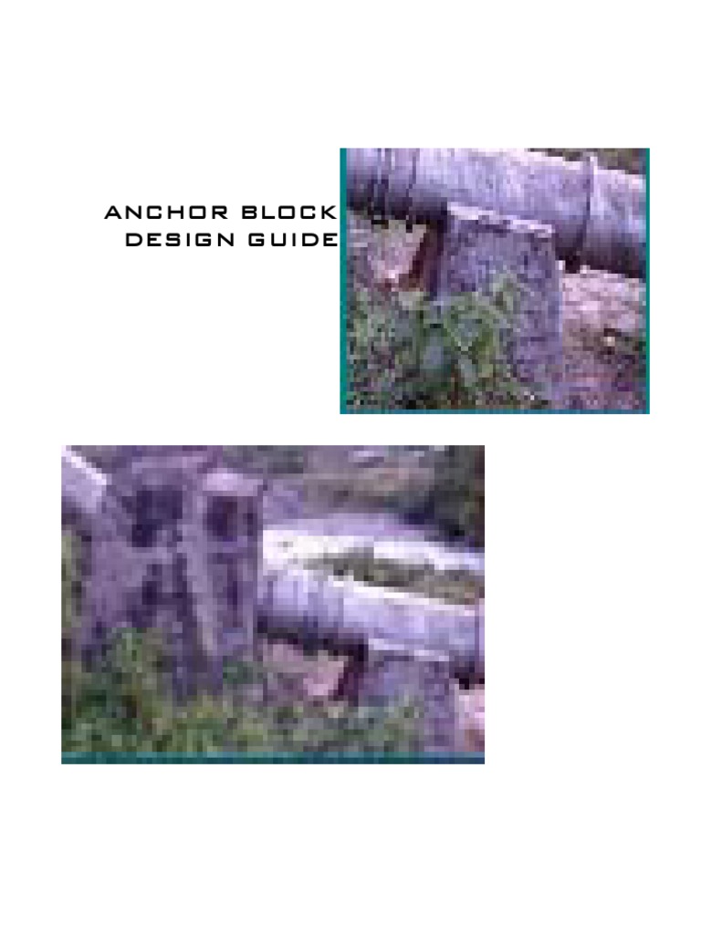 Anchor Block Design PDF | PDF | Mechanics | Applied And ...