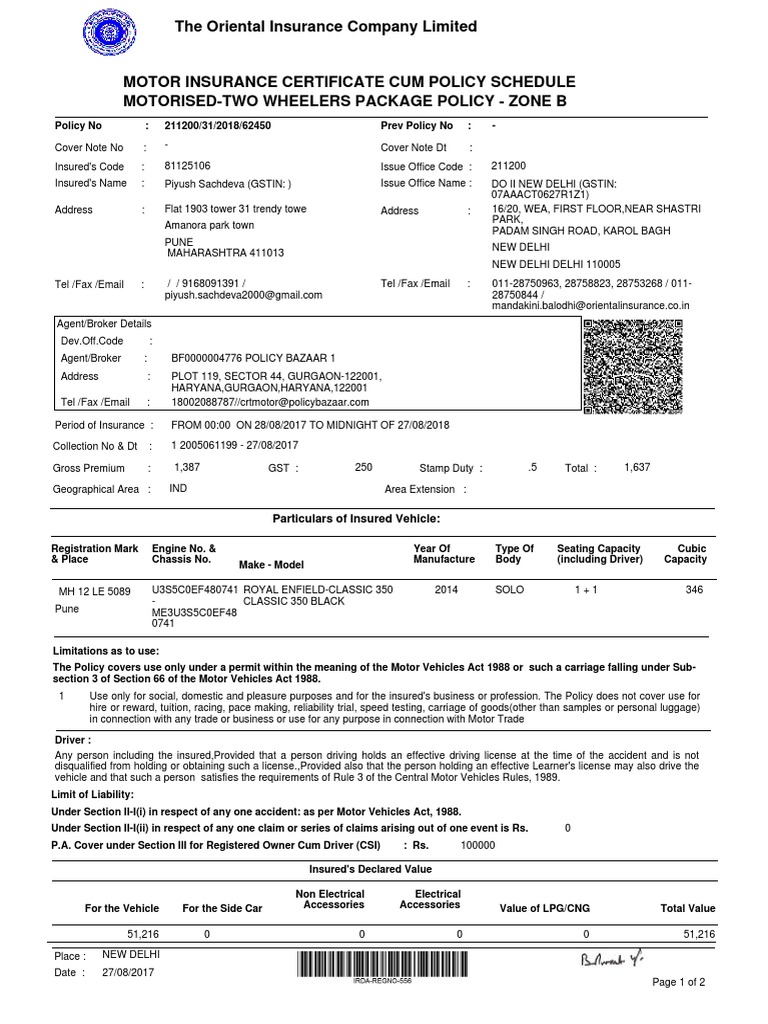 0951809 | PDF | Driver's License | Insurance