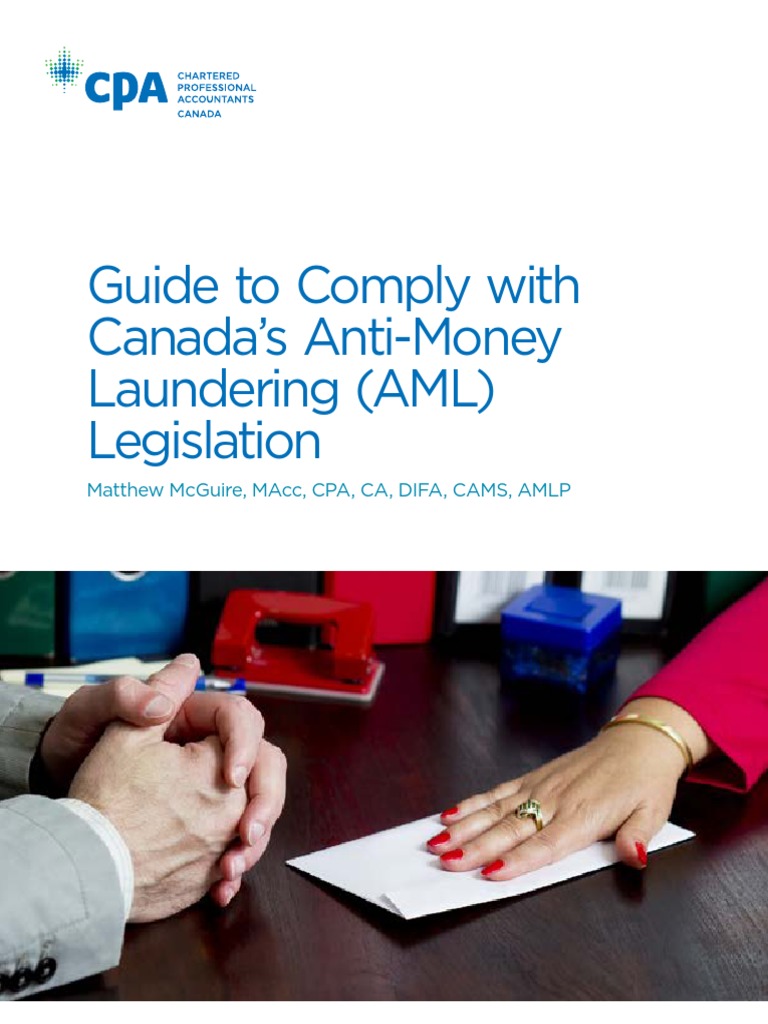 Guide To Comply With Canadas Anti-Money Laundering Legislation | PDF ...