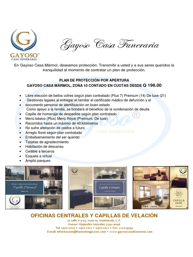 Casa Funeraria Gayoso | PDF