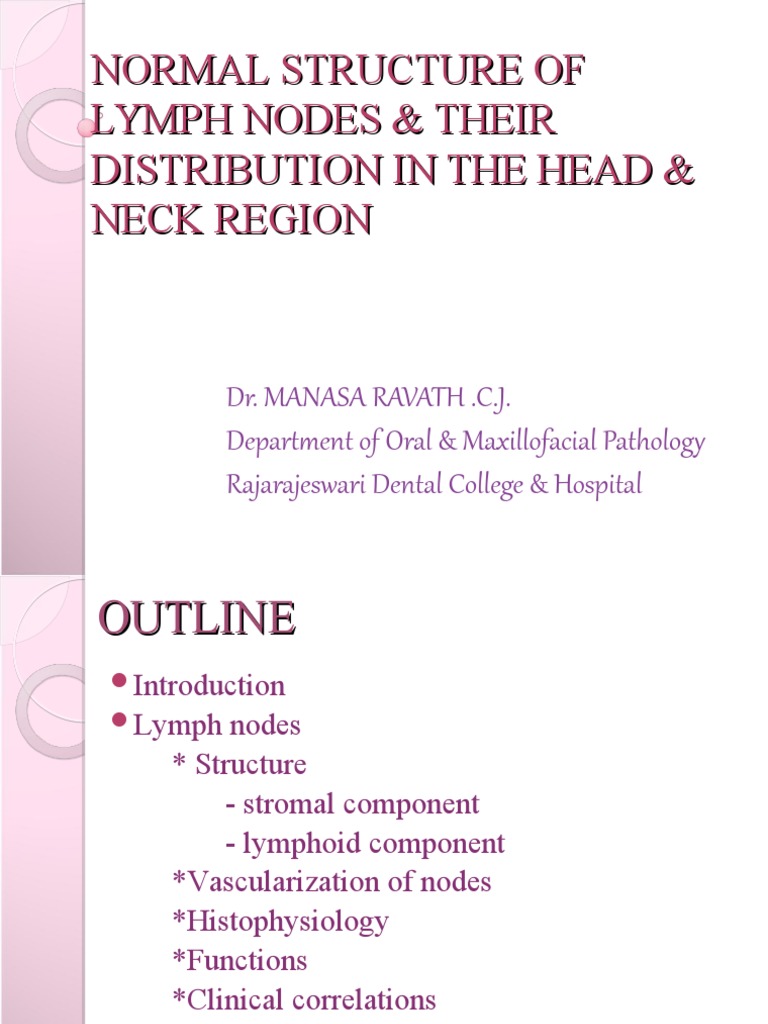 Normal Structure of Lymph Nodes & Their Distribution | PDF | Lymph Node ...