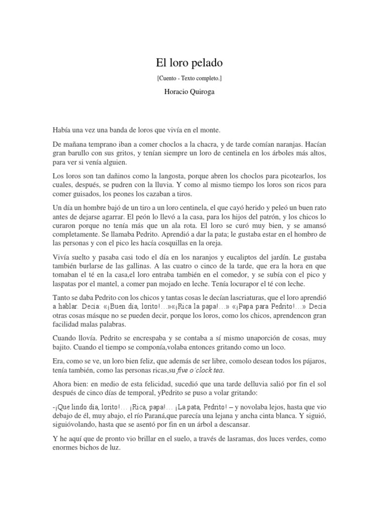 El Loro Pelado | PDF