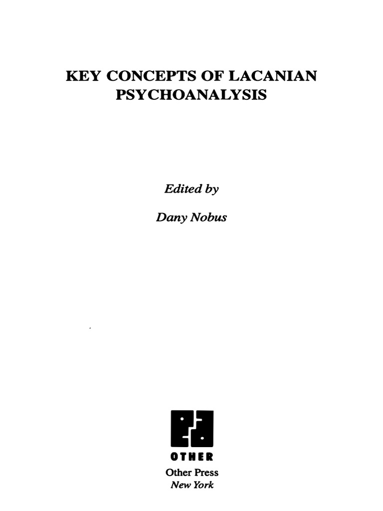 Book | PDF | Jacques Lacan | Psychoanalysis