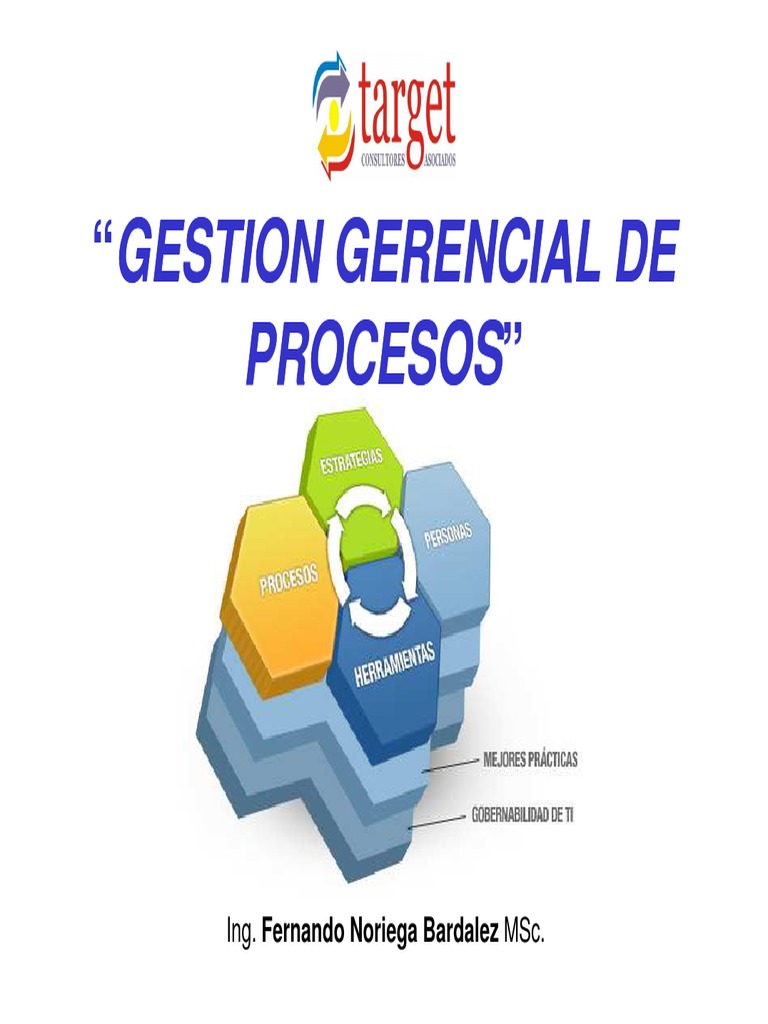 Gestión Gerencial de Procesos.pdf | Planificación | Calidad (comercial)