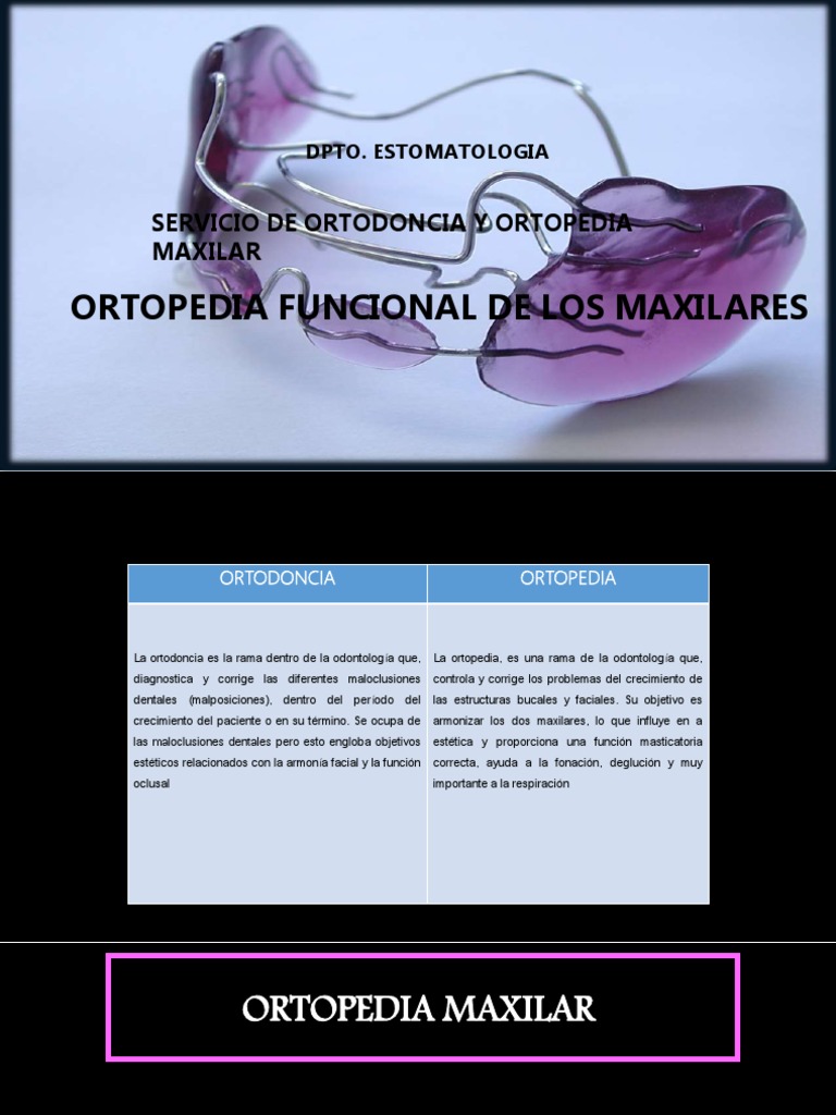 Bionator en Ortopedia Maxilar Clase 3 | PDF | Ortodoncia | Odontología