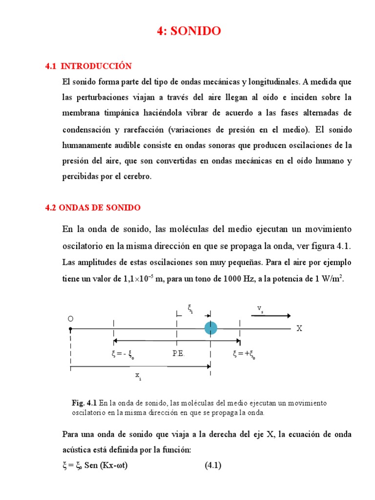 Ondas Longitudinales de Sonido | PDF | Sonido | Olas