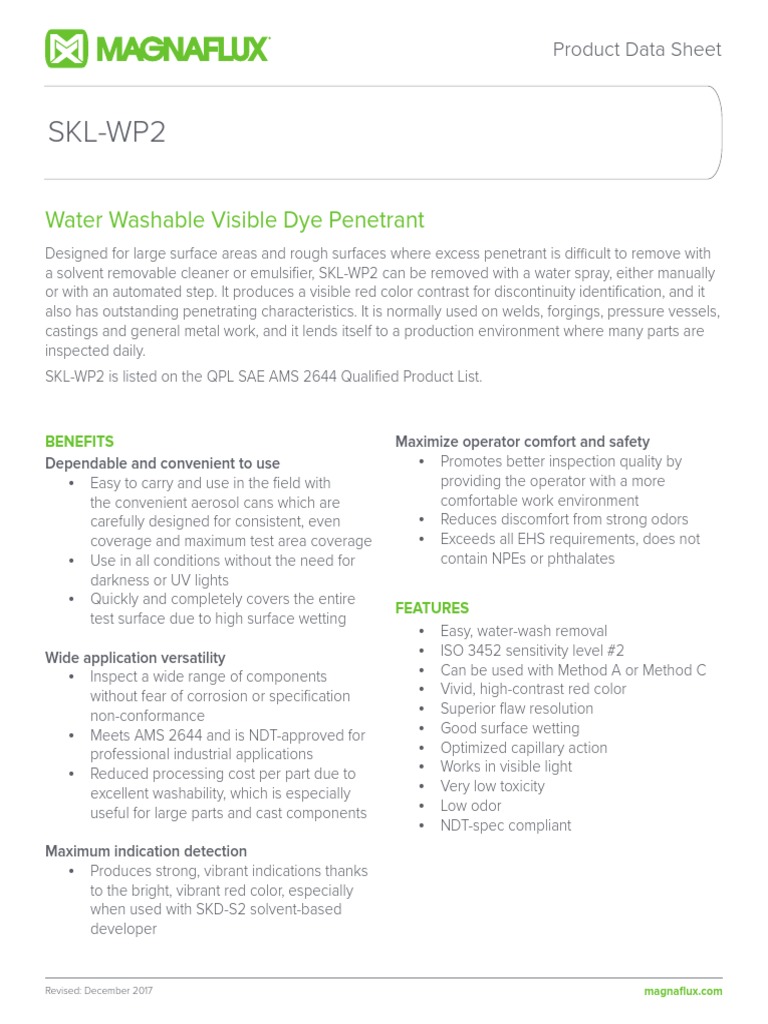 SKL WP2 - Product Data Sheet - English PDF | PDF | Materials | Building ...