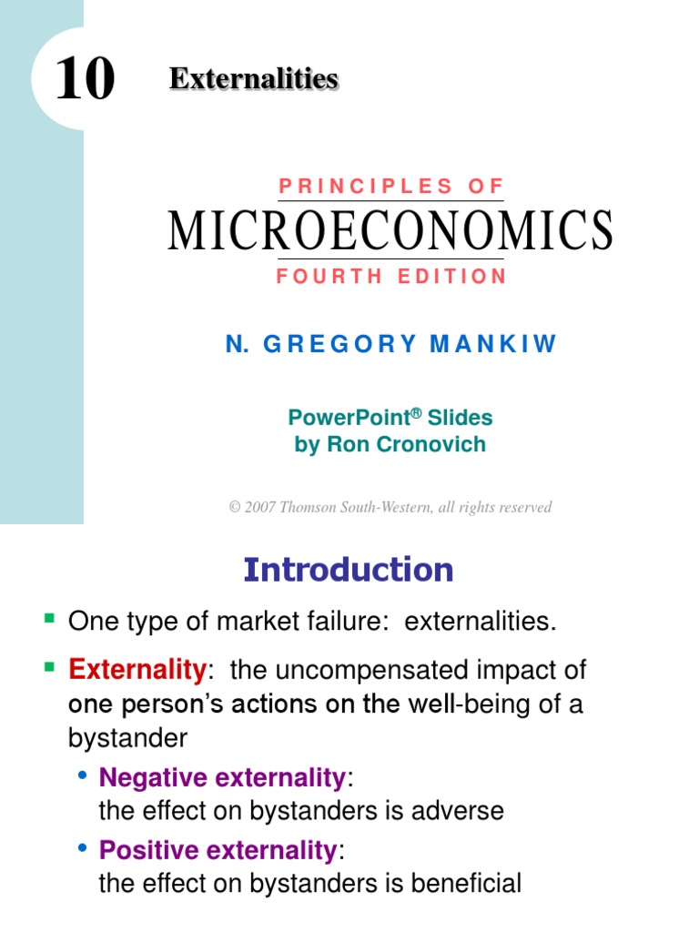 10 Externalities | PDF | Externality | Microeconomics