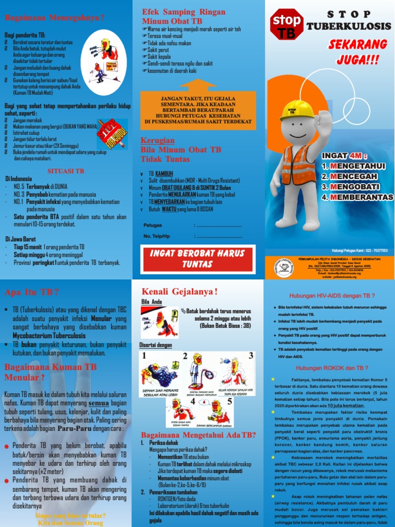 Brosur Edukasi tentang TBC di Indonesia | PDF