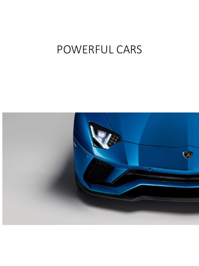 Top Powerful Cars Reviewed | PDF