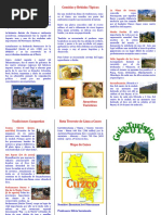 Triptico CUZCO | PDF