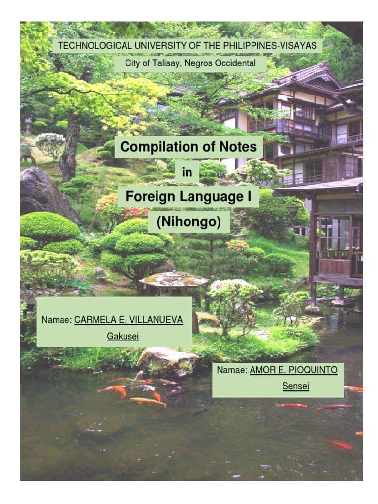 In Compilation of Notes: Technological University of The Philippines ...