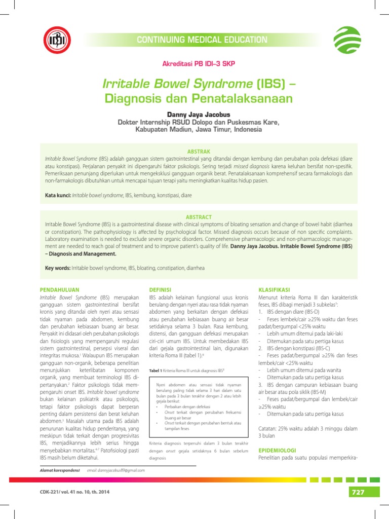 Irritable Bowel Syndrome PDF | PDF | Self-Improvement | Wellness