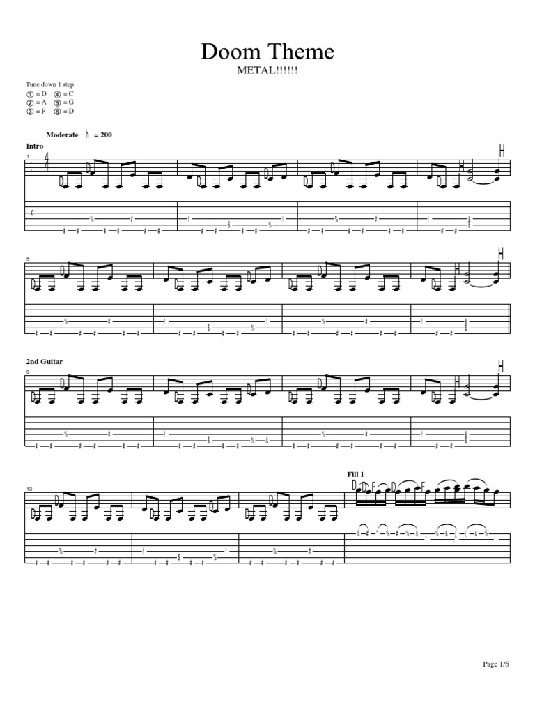 Doom Theme | PDF