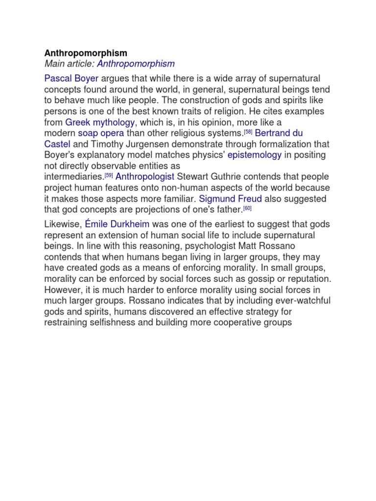 Pascal Boyer: Main Article | PDF