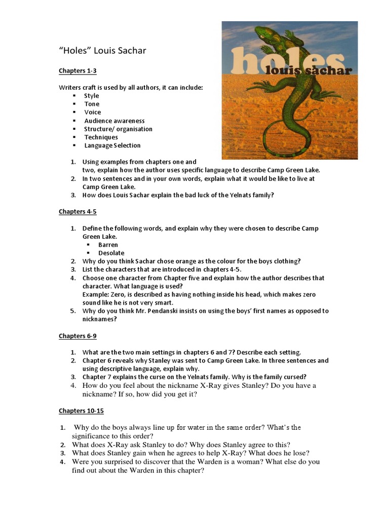 Holes Comp Questions | PDF