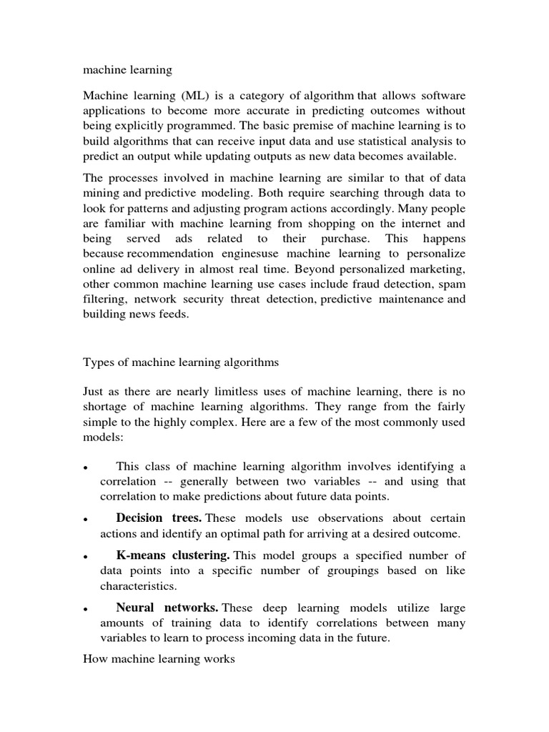 Decision Trees. These Models Use Observations About Certain | PDF | Cluster Analysis | Machine ...