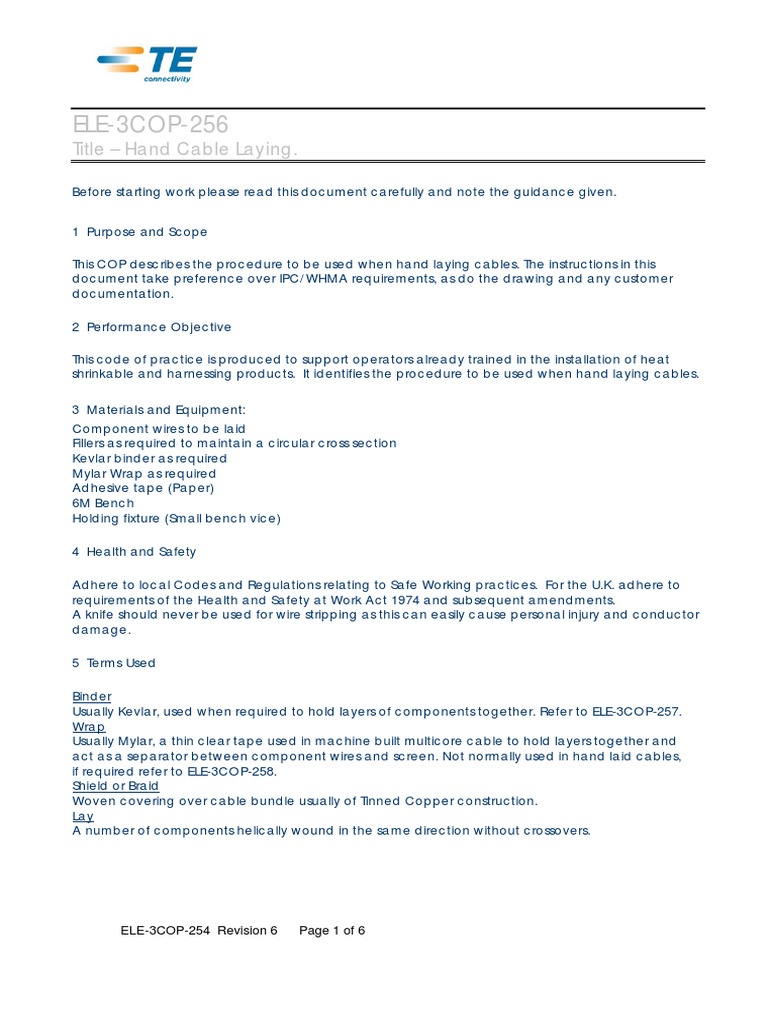 Twisted Harness | PDF | Wire | Manufactured Goods