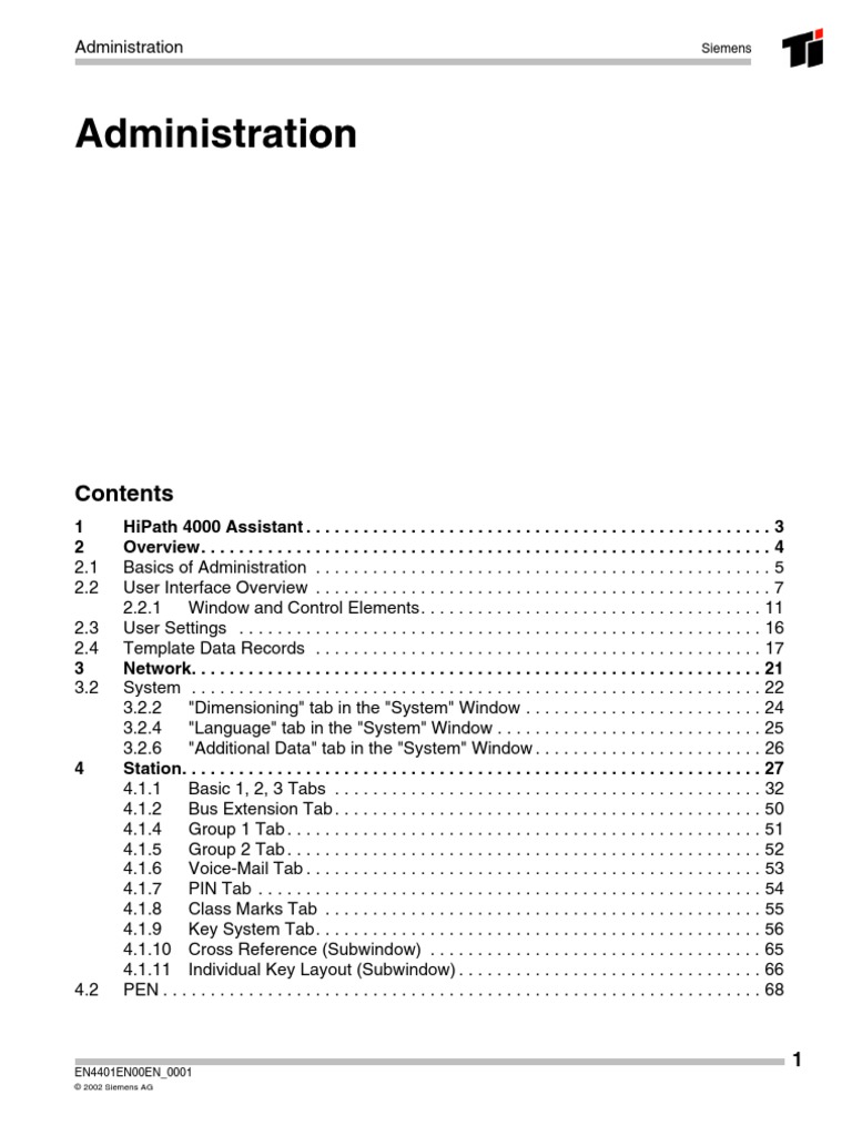 4 Administration PDF | PDF | Menu (Computing) | Databases