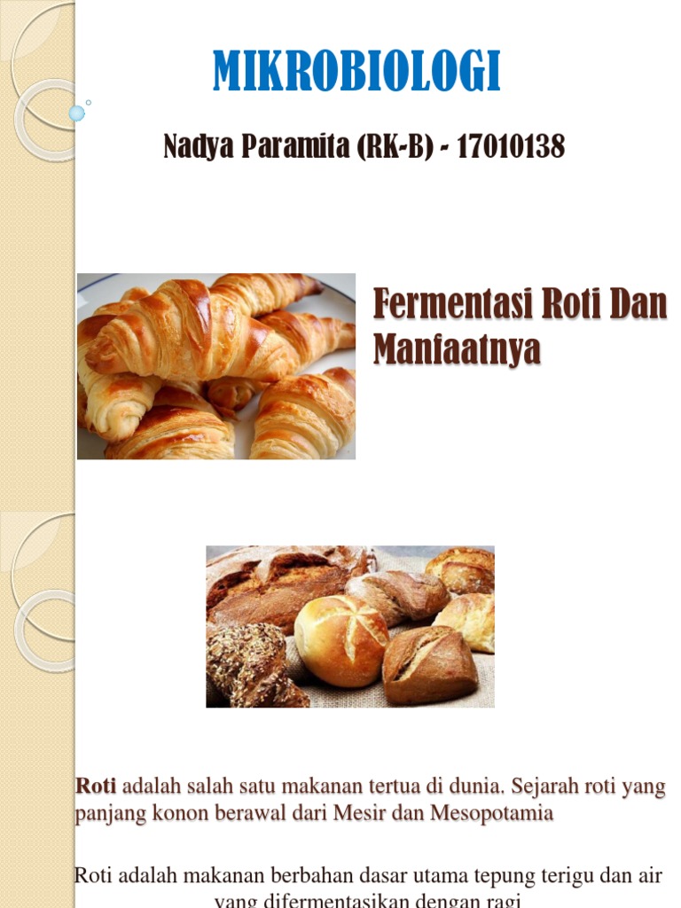 Fermentasi Roti Dan Manfaatnya | PDF