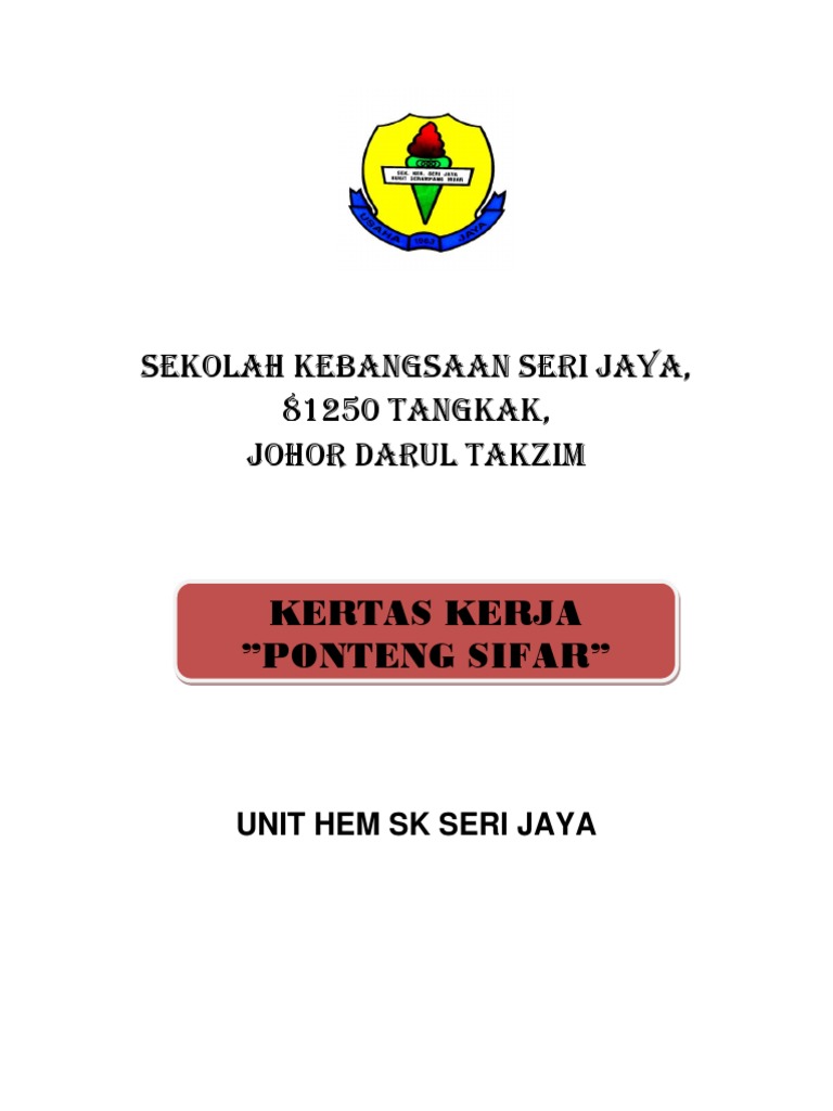 Kertas Kerja Kem Ponteng Sifar | PDF