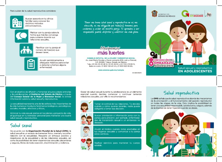 Triptico - Salud Sexual y Reproductiva | PDF