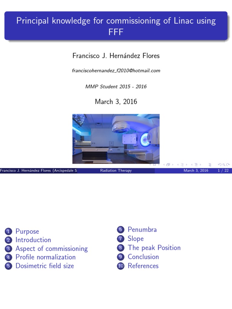 Hospital Class FFF | PDF | Radiation Therapy | Dosimetry