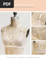 Noelle Halter Bralette & Panty Pattern | PDF | Seam (Sewing) | Sewing
