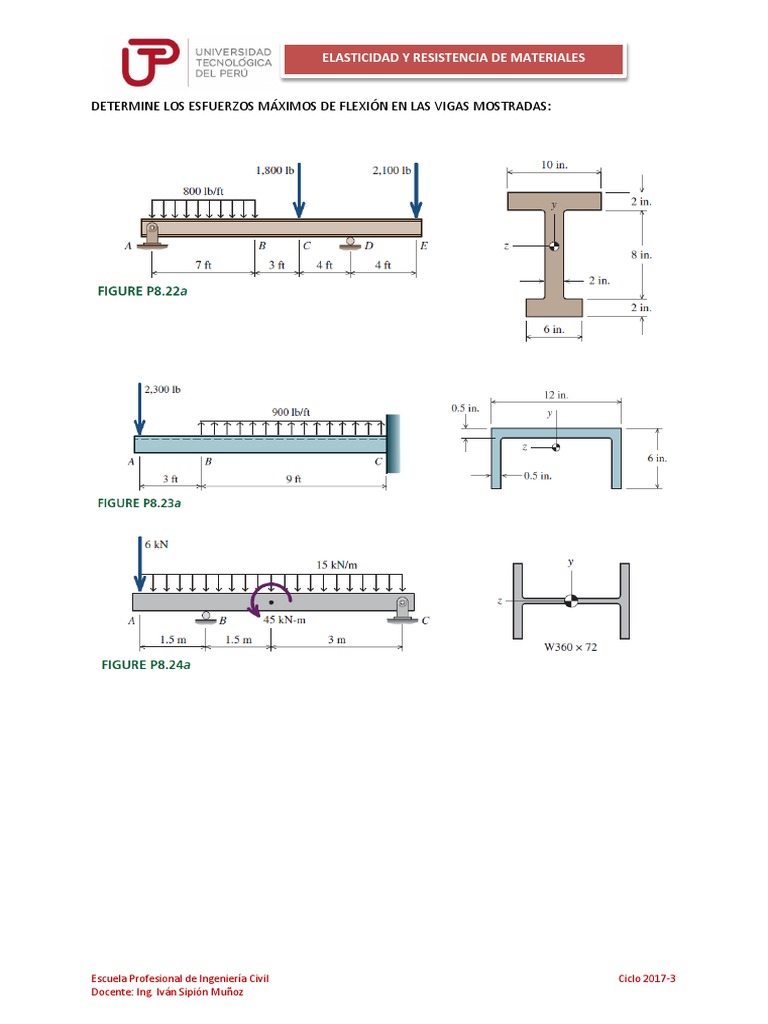 Ejercicios Propuestos - Flexion Pura | PDF