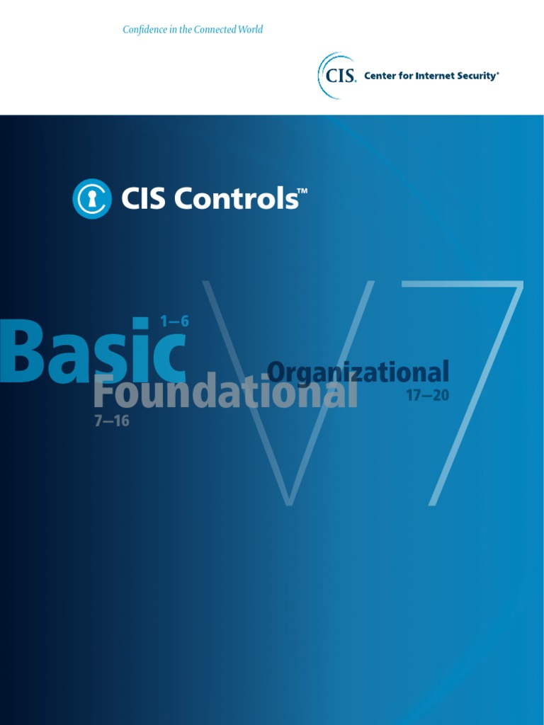 Cis Controls V7.0.1-Ebook | PDF | Computer Security | Security