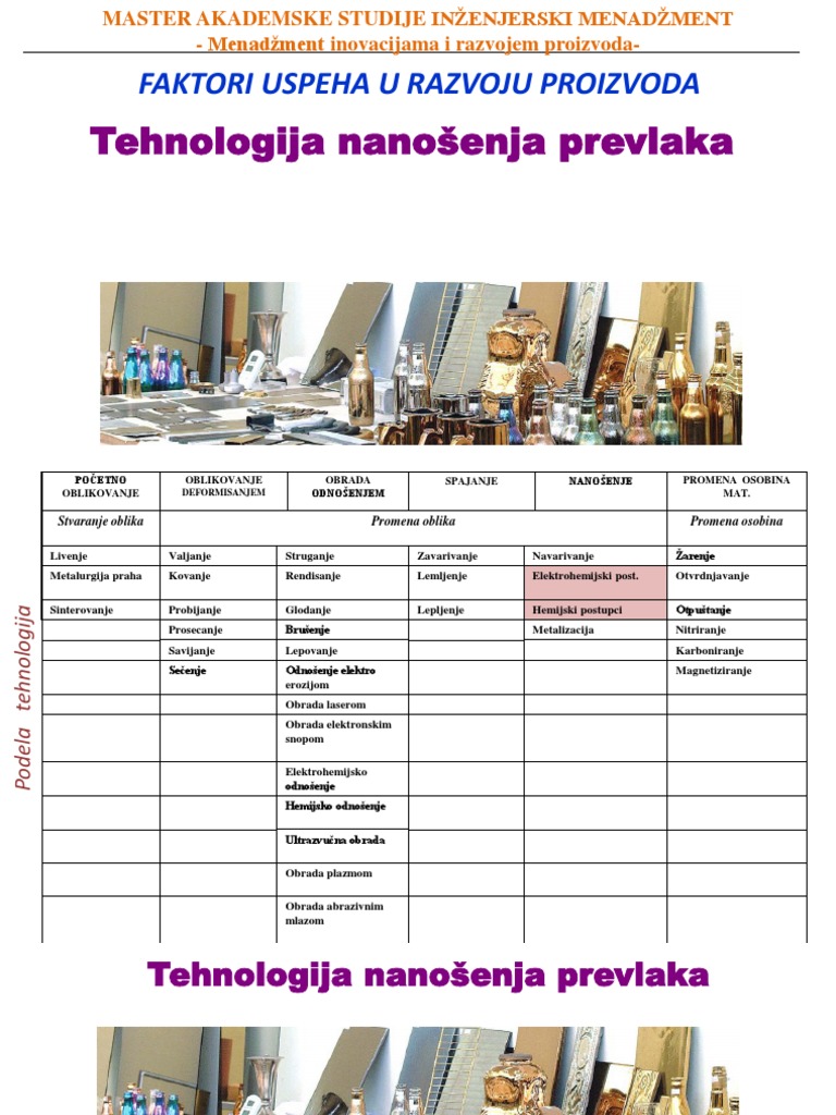 Prevlake I Termicka Obrada | PDF