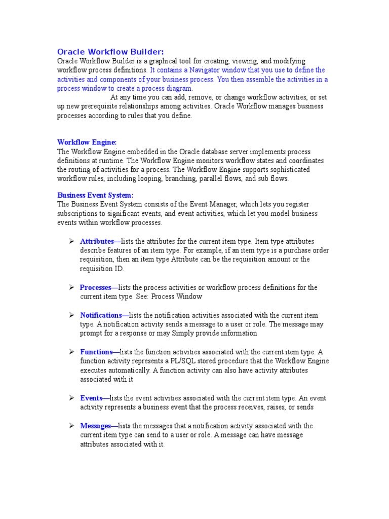 Oracle WF Important | PDF | Oracle Database | Pl/Sql