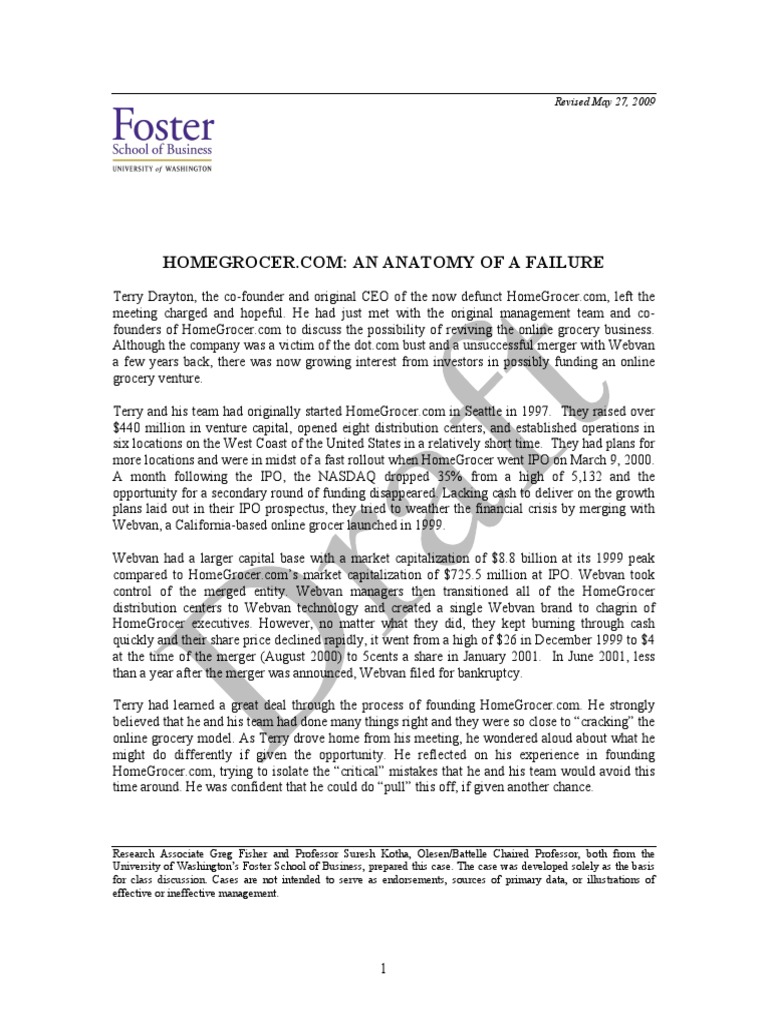 2 Homegrocer PDF | PDF | Grocery Store | Venture Capital