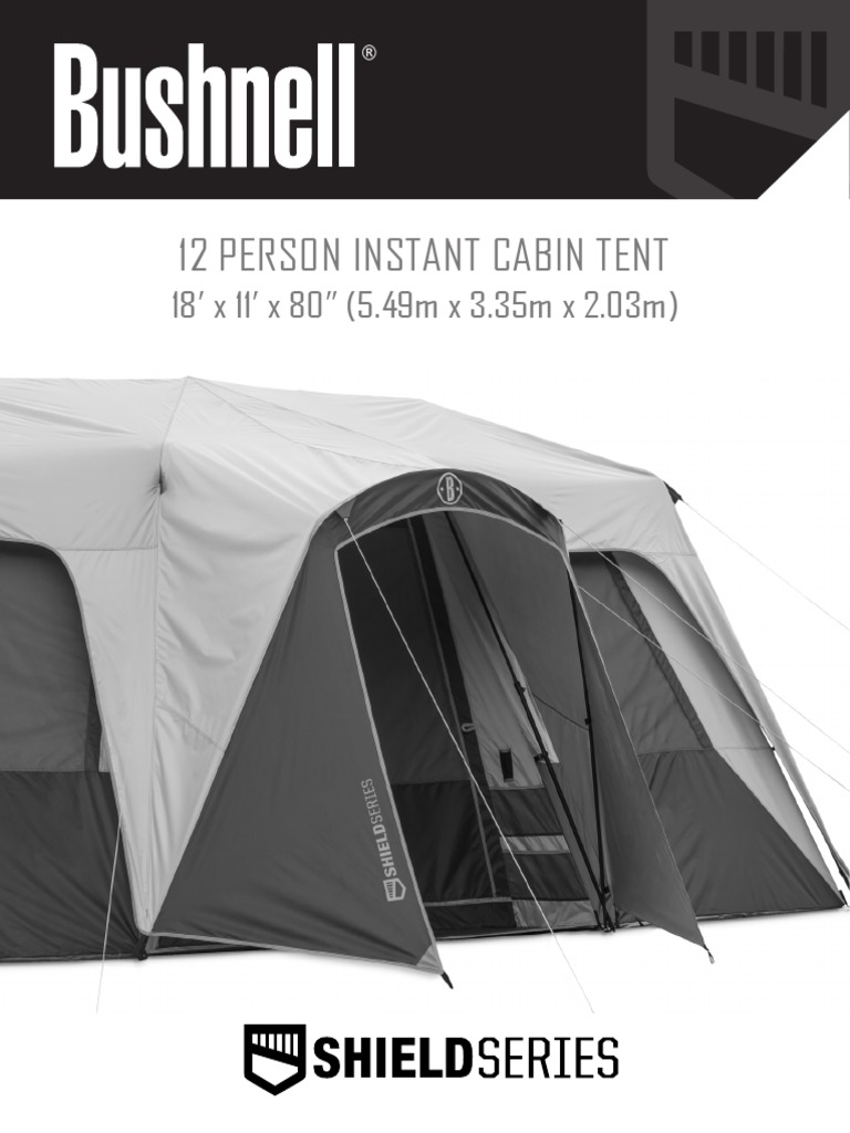 Bushnell 12-Person Tent | PDF | Tent | Building Engineering