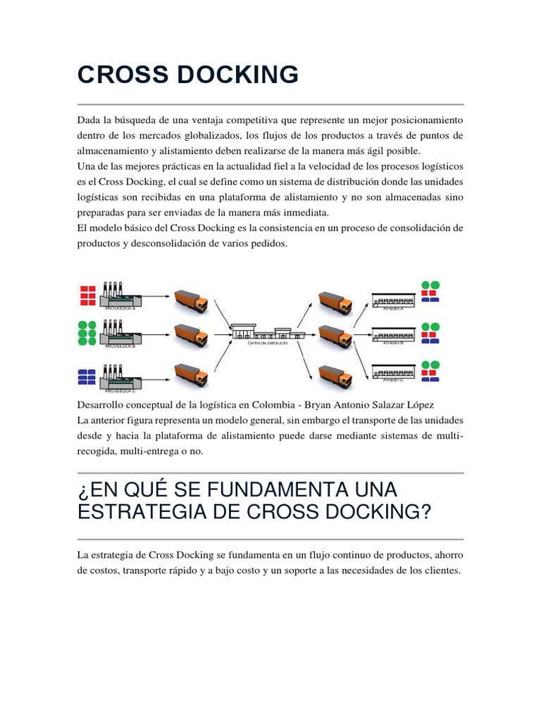 Cross Docking | PDF