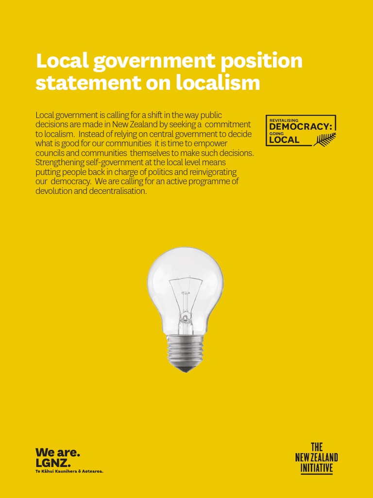 Project Localism Launch Document | PDF | Decentralization | Governance