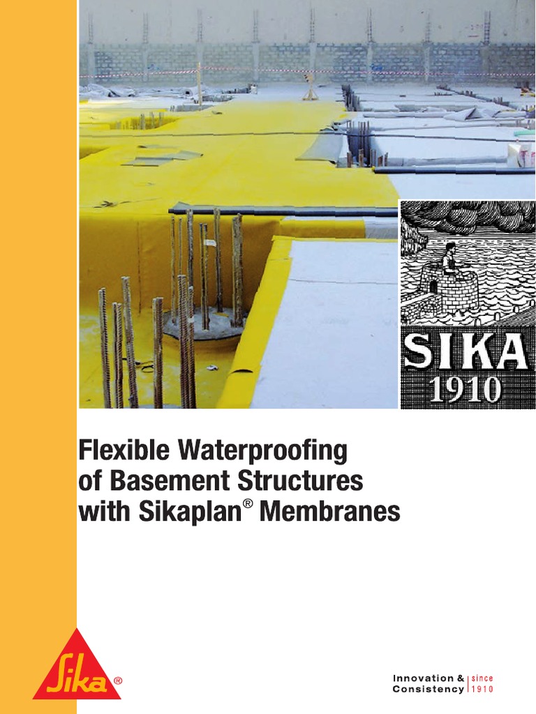 Basement Structures With Sikaplan Membranes | PDF