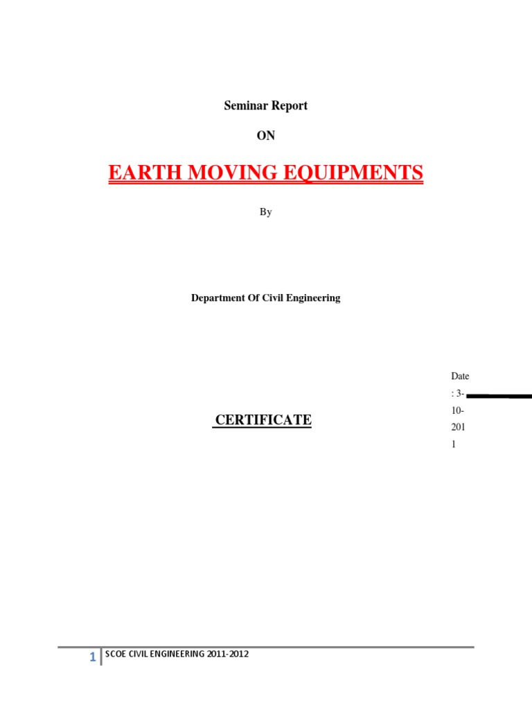 Earth Moving Equipment | PDF | Loader (Equipment) | Construction Equipment