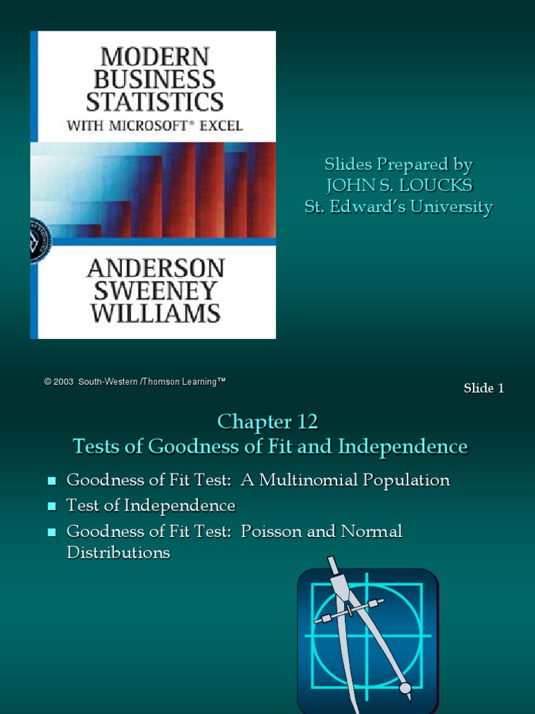 Chapter 12 Tests of Goodness of Fit and Independence | PDF | Goodness ...