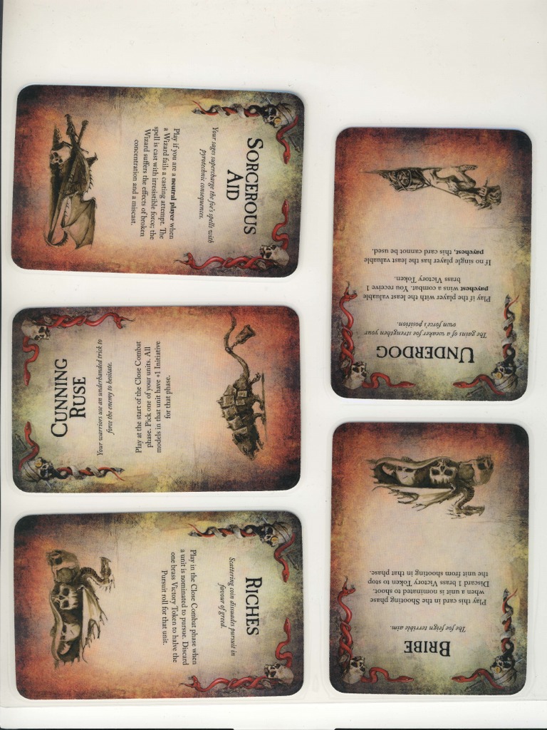 Triumph & Treachery Cards | PDF