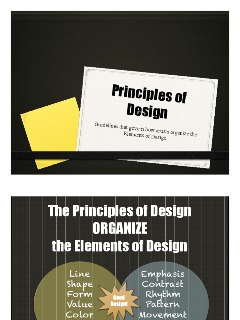 Principles of Design PDF | PDF | Modern Art | Art Movements