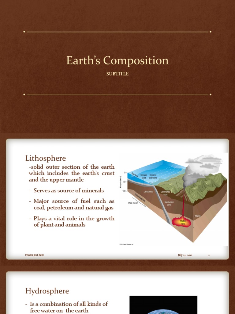 Earth S Composition | PDF | Troposphere | Atmosphere Of Earth