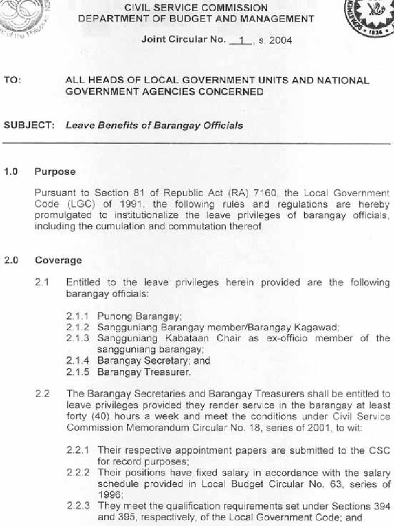 JC-2004-1 - 001.commutation and Cumulation of Leave PDF | PDF