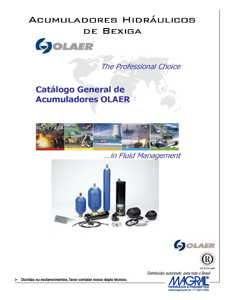 Acumulador Bexiga Olaer-Magral | PDF