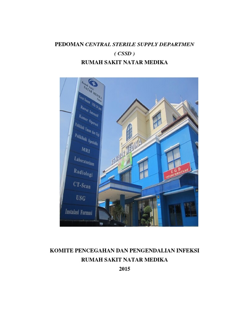 Buku Pedoman CSSD | PDF