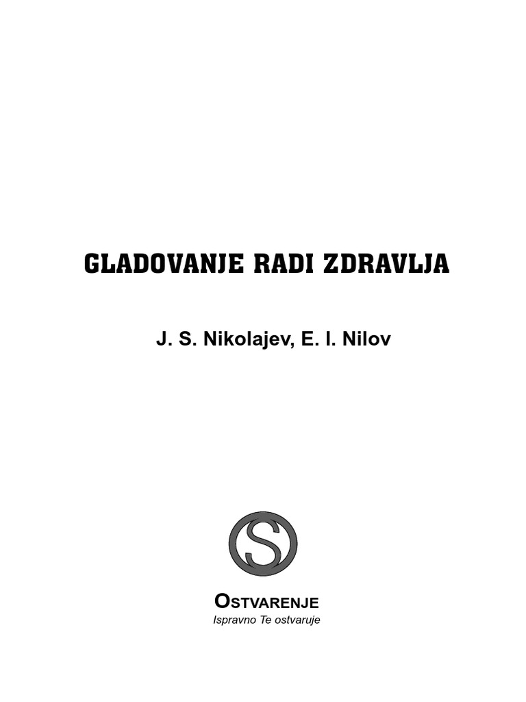 Gladovanje PDF | PDF
