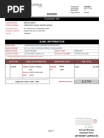 Toyota Invoice | PDF | Transport | Vehicle Industry