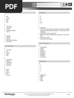 B2 - Workbook - Answer - Key - Units1 - 2 - 3 | PDF | Cognitive Science
